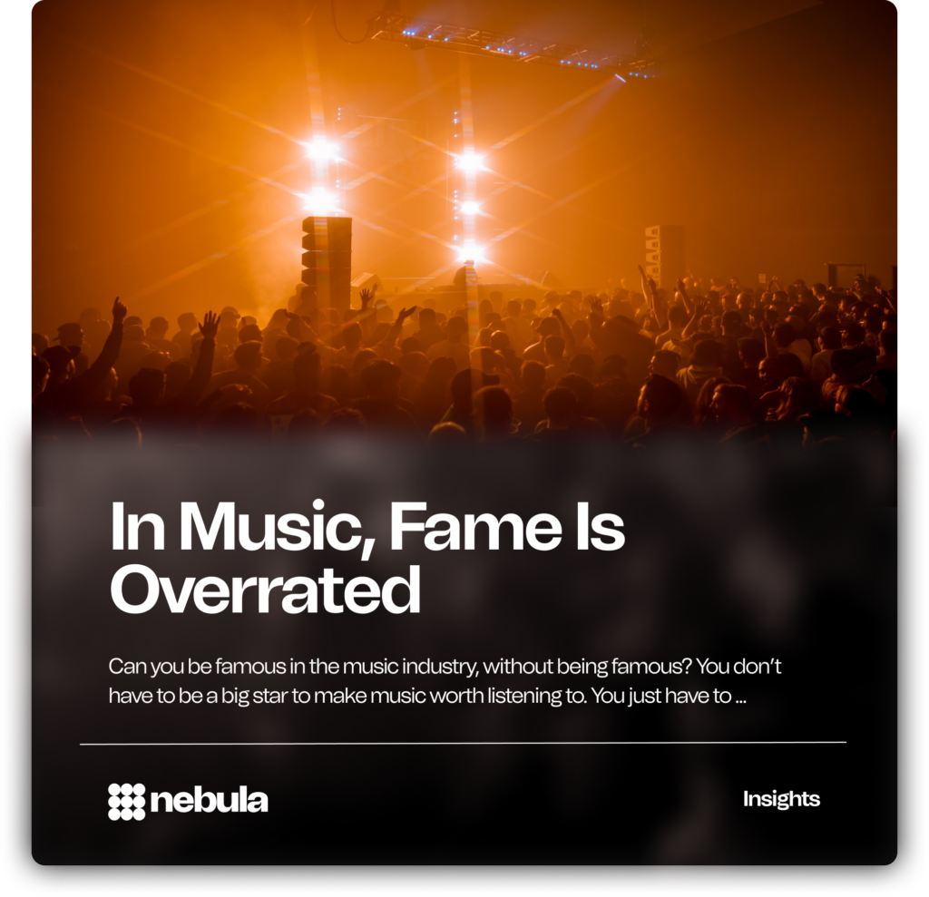 How to be successful without fame in the music industry | Nebula
